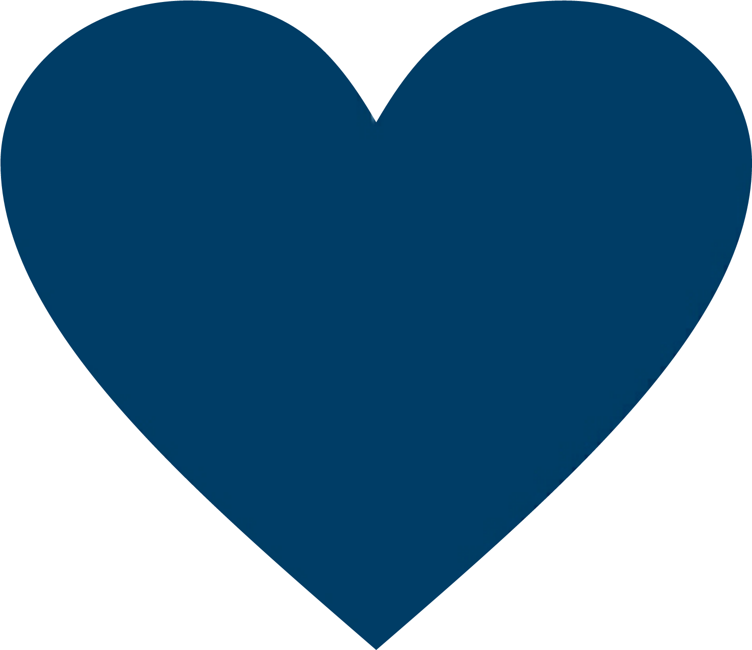 Navy Blue Heart Png Clipart - Full Size Clipart (#5734221) - PinClipart