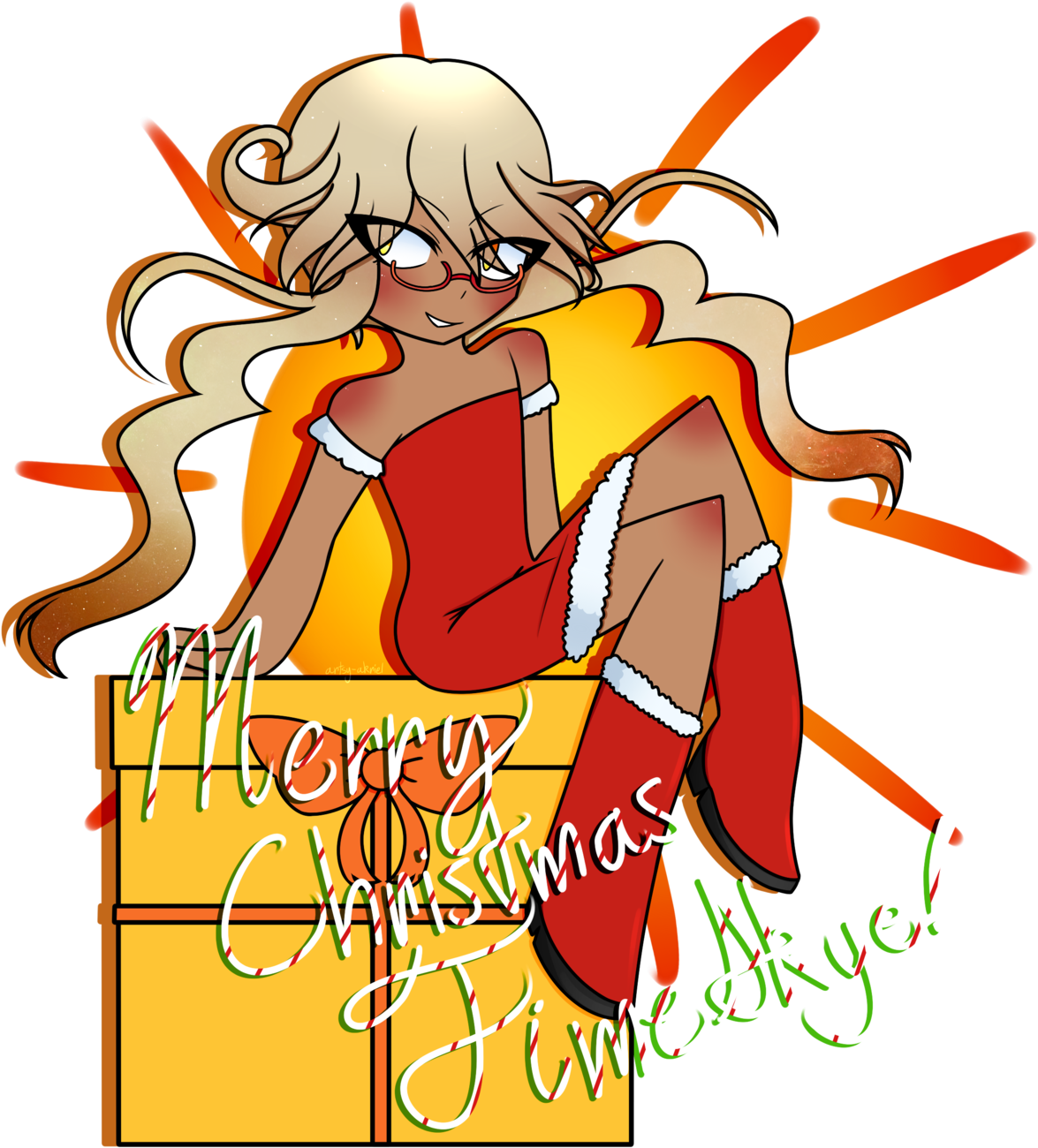 Transparent Christmas Secret Santa Clipart - Cartoon - Png Download ...