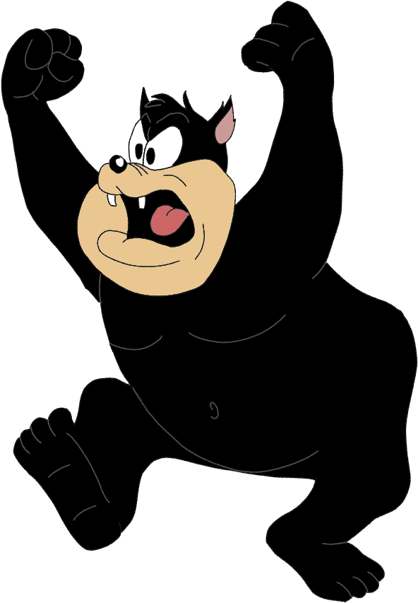 Angry And Naked Pete - Cartoon Clipart - Full Size Clipart (#5736333 ...