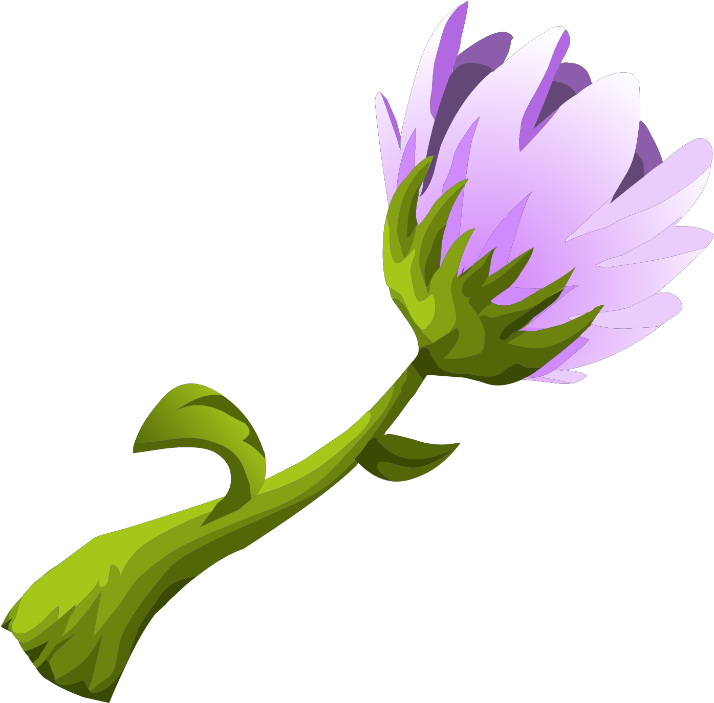 Floral Swirl Head Design Clipart - Full Size Clipart (#5738561 ...