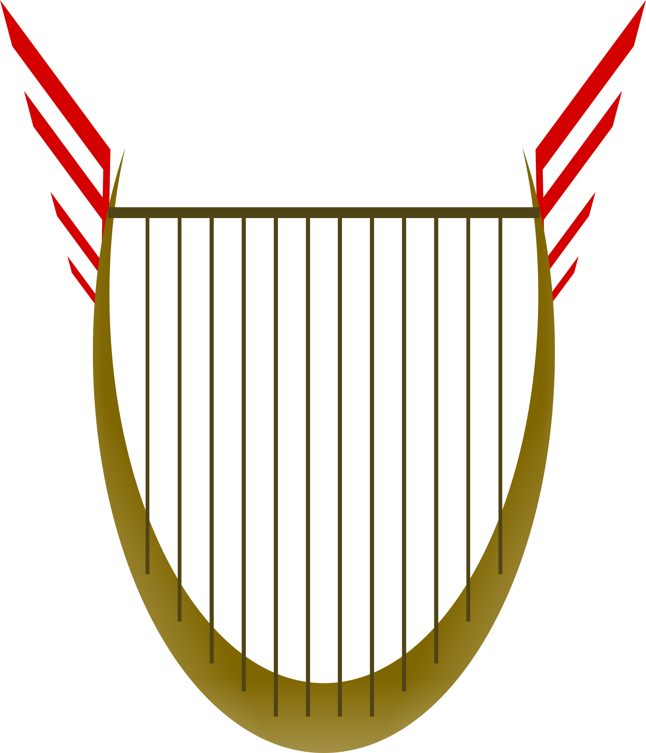 Lira, Lyre Clip Arts - Lira Instrument Muzical Png Transparent Png ...