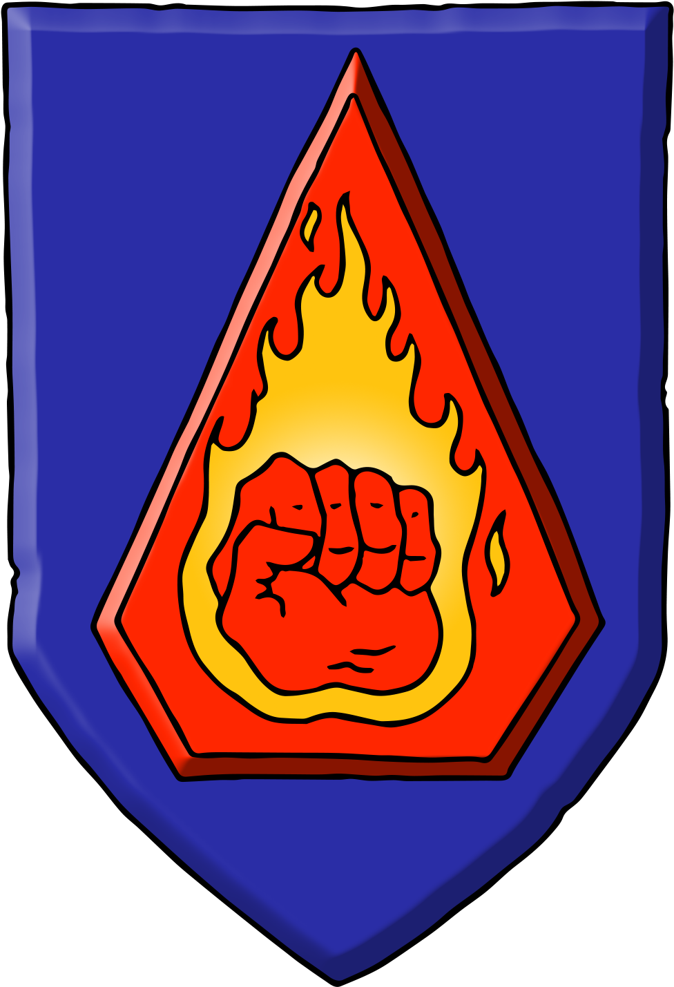 Monk Fist Dnd Clipart Jpg Transparent Library Flaming - Flaming Fist ...