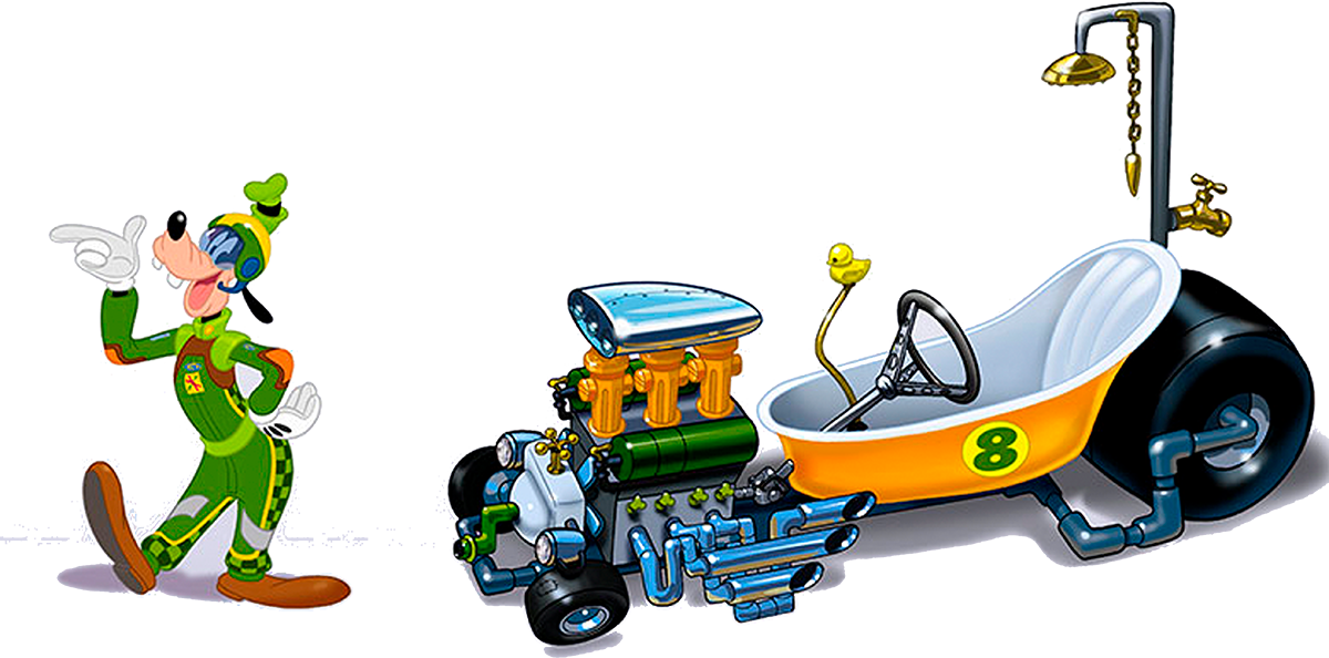 Mickey And The Roadster Racers Goofy's Car Clipart - Full Size Clipart ...