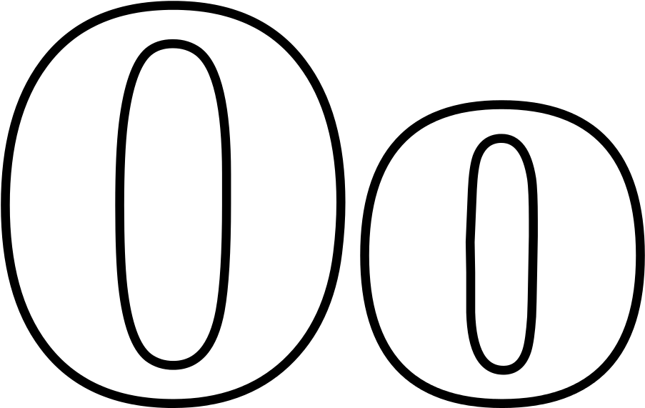 Download Letter O Coloring Pages - Letter O Clipart Black And White ...