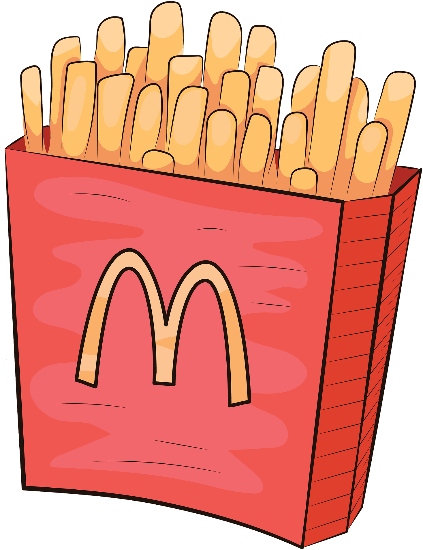 French Fries Clipart - Png Download - Full Size Clipart (#5751199 ...