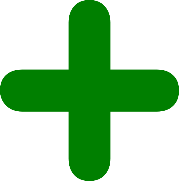 Add Clip Art At Clker - Green Plus Sign Png Transparent Png - Full Size ...