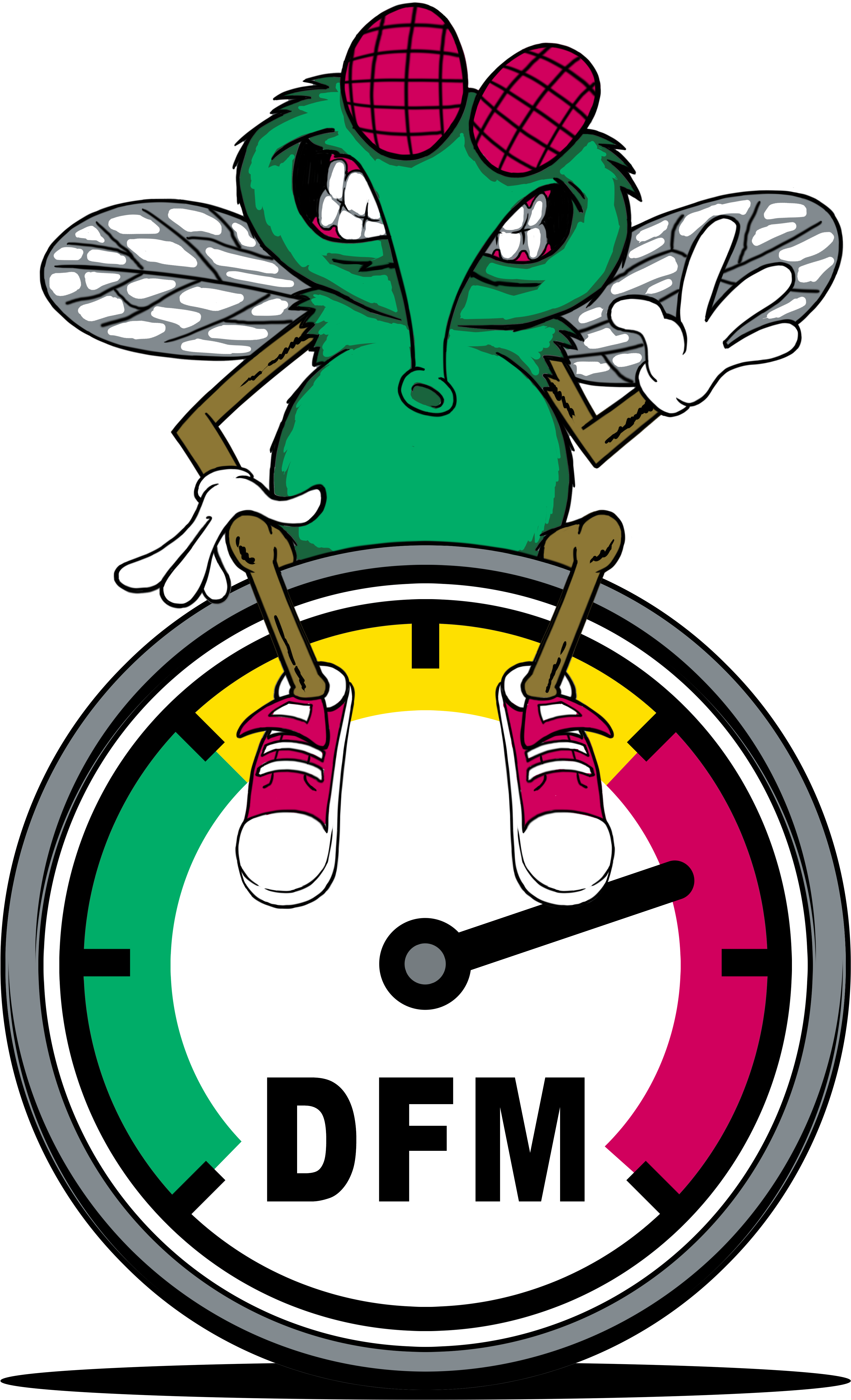 Dfm, Damn Fly Meter, How Bad Are The Flies At The Beach - Cartoon ...