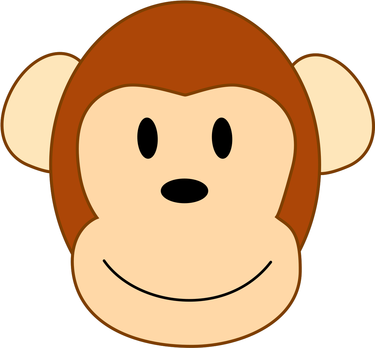 Monkeys Head Clip Art - Png Download - Full Size Clipart (#5755936 ...