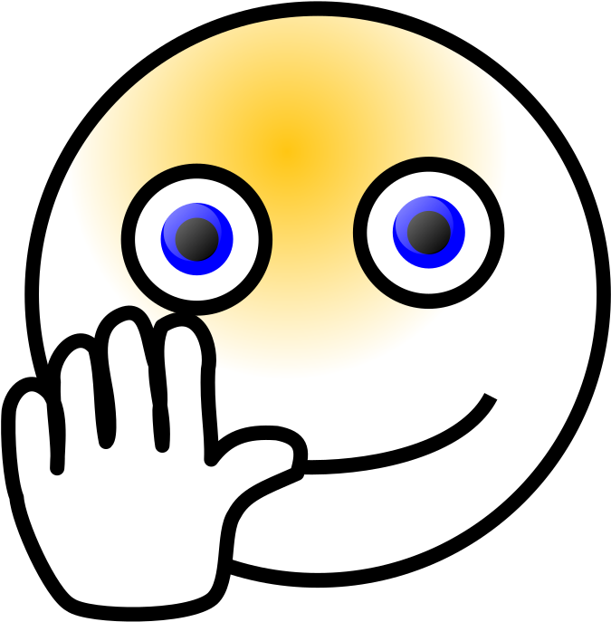 Download Bye Wave Smiley Svg Clip Arts - Waving Goodbye Emoji Gif ...