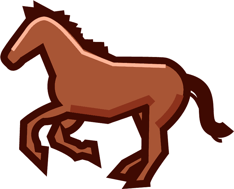 Horse Emoji Clipart - Mustang Emoji - Png Download - Full Size Clipart ...