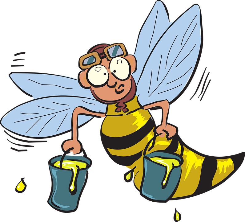Worker Bee Clipart - Png Download - Full Size Clipart (#5763044 ...