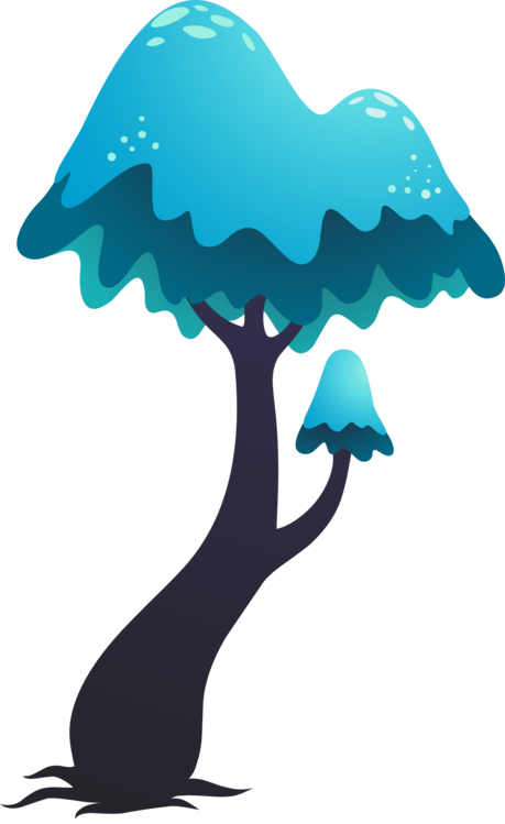 Blue,turquoise,tree - Art Clipart - Full Size Clipart (#5767612 ...