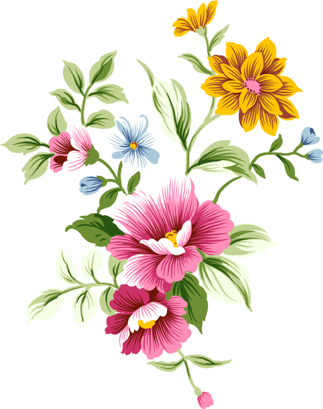 Download Spring Flower Bouquet Clipart Clipart Freeuse Stock - Flowers ...