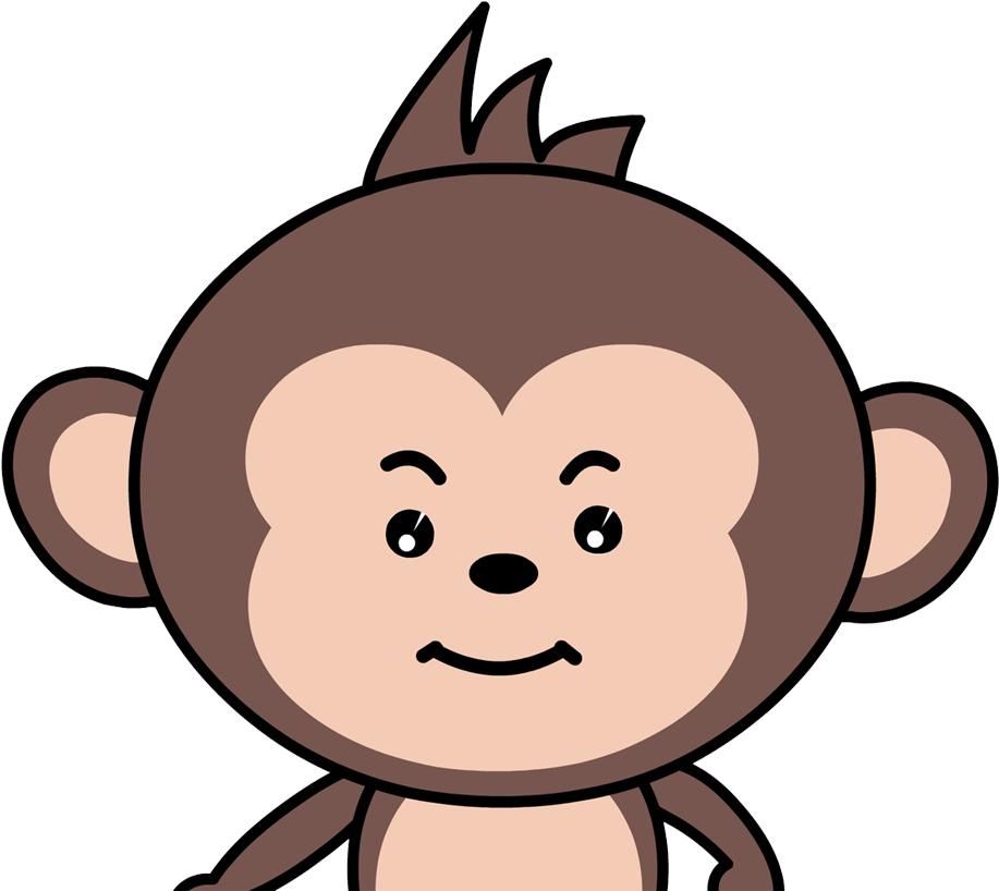 Ears Clipart Monkey - Monkey Avatar Png Transparent Png - Full Size ...