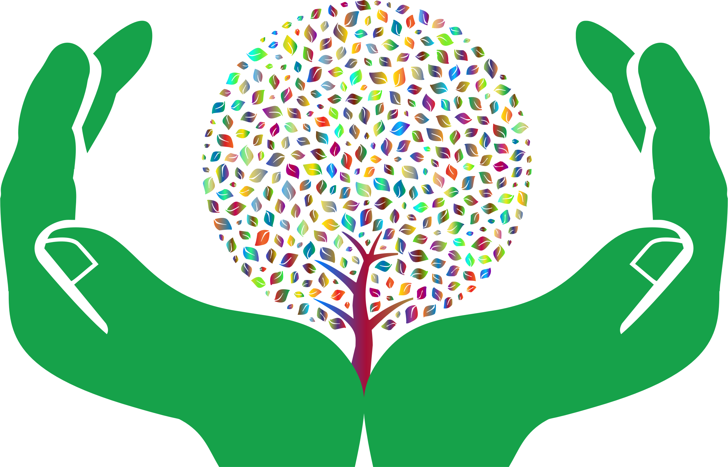 Download Green Hands Png - Open Hands Clip Art Transparent Png ...