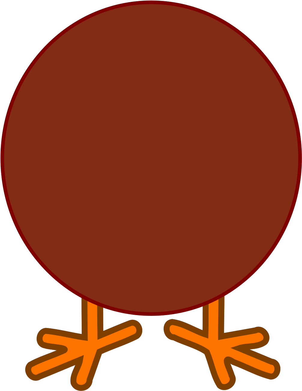 Turkey Body Cartoon Clipart - Full Size Clipart (#5776122) - PinClipart