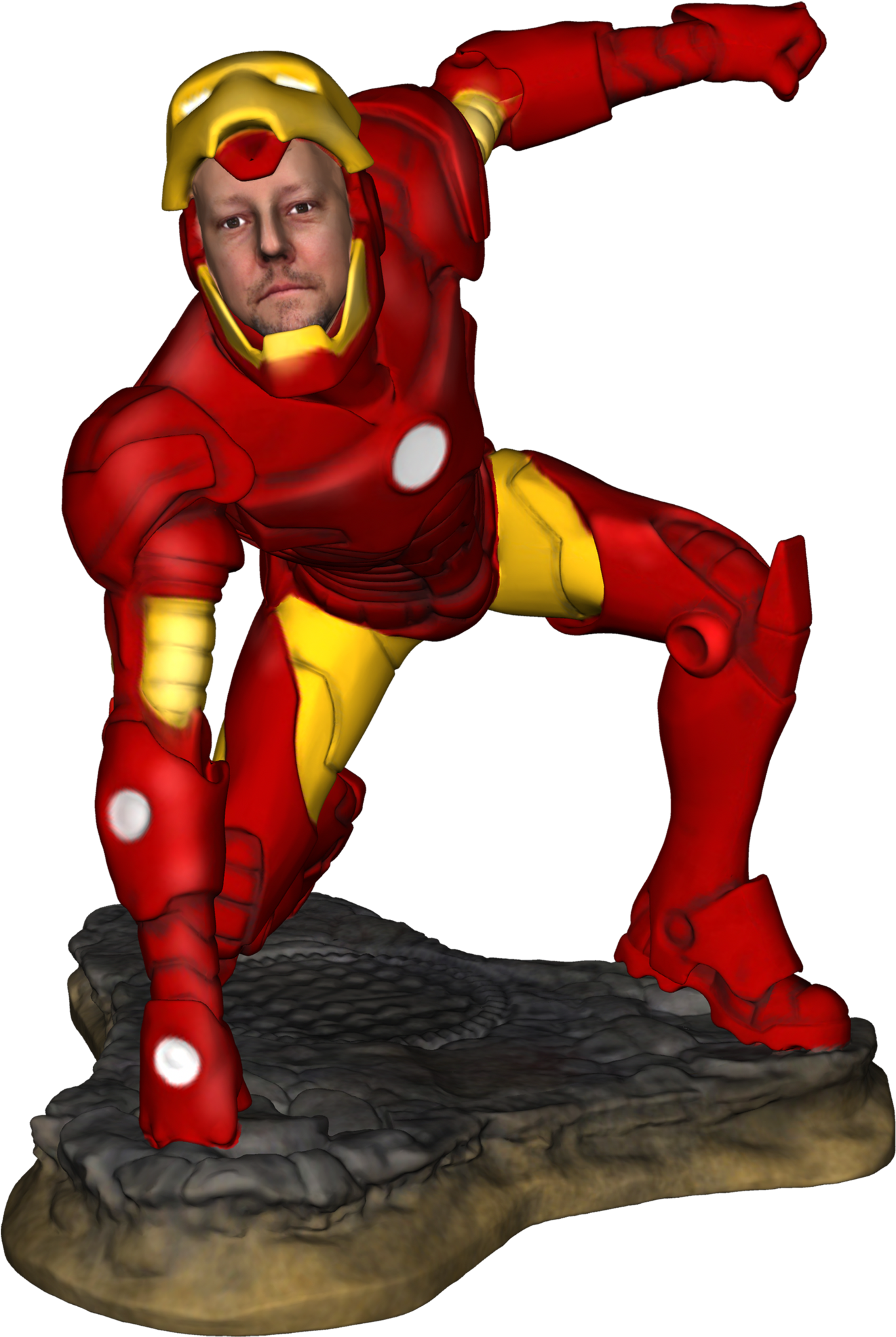 Crouching Superhero Cartoon Clipart - Full Size Clipart (#5778448 ...