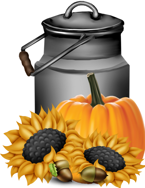 Fall Sunflower Clip Art - Png Download - Full Size Clipart (#5779069 ...