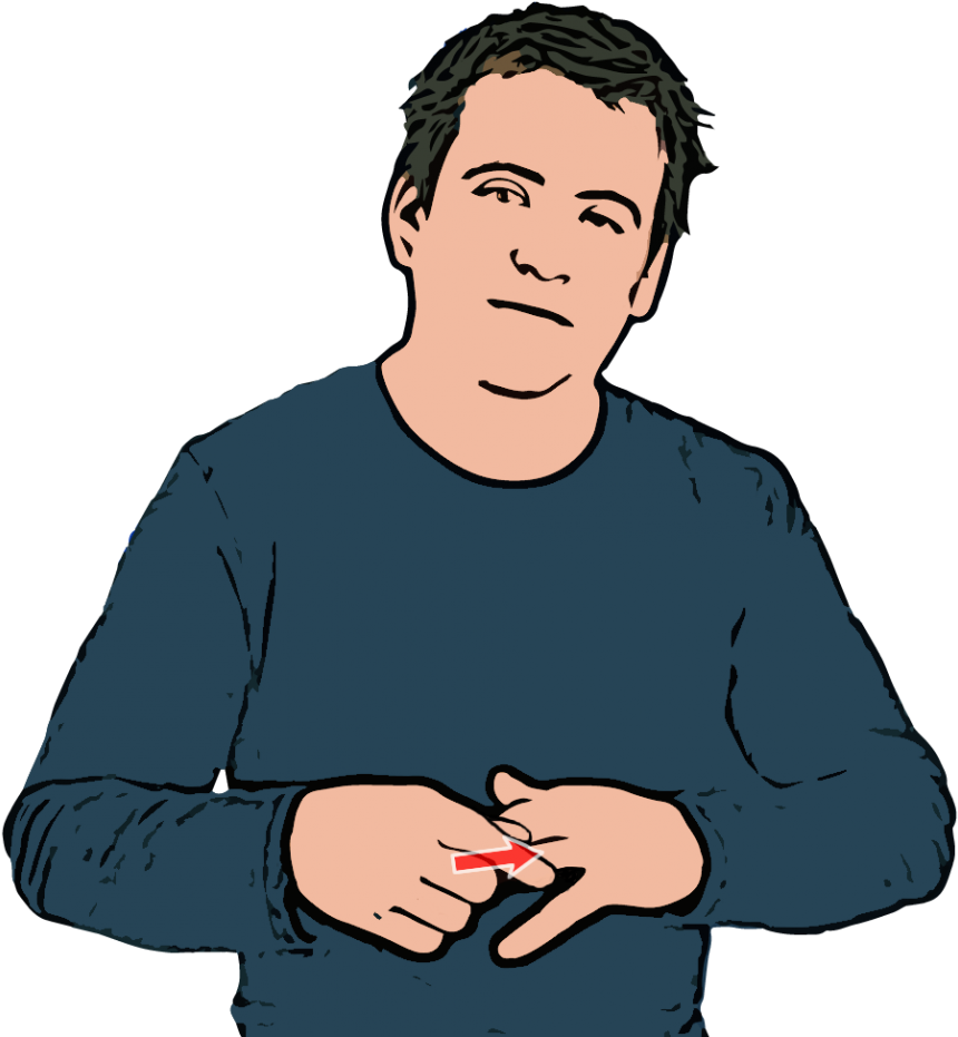 Clipart Definition Body Language - British Sign Language Fire - Png ...