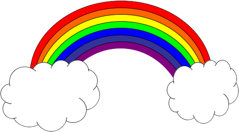 Arco Iris Con Mensajes Clipart - Full Size Clipart (#5786270) - PinClipart