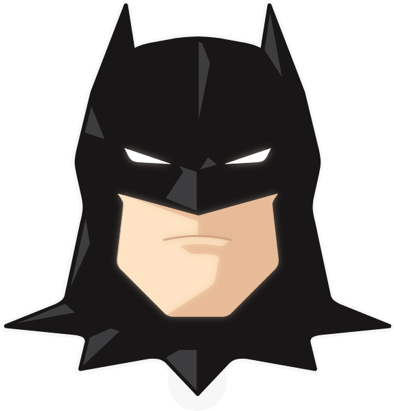 Batman Sticker Decal Adhesive Clip Art - Batman Head Clip Art - Png ...