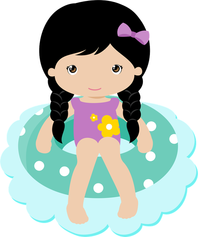 Download Girls Pool Party Png Clipart (#5791297) - PinClipart