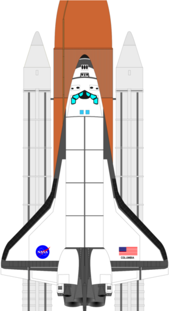 Space Shuttle Clip Art Free Shuttle Vector Spacecraft - Cartoon Nasa ...
