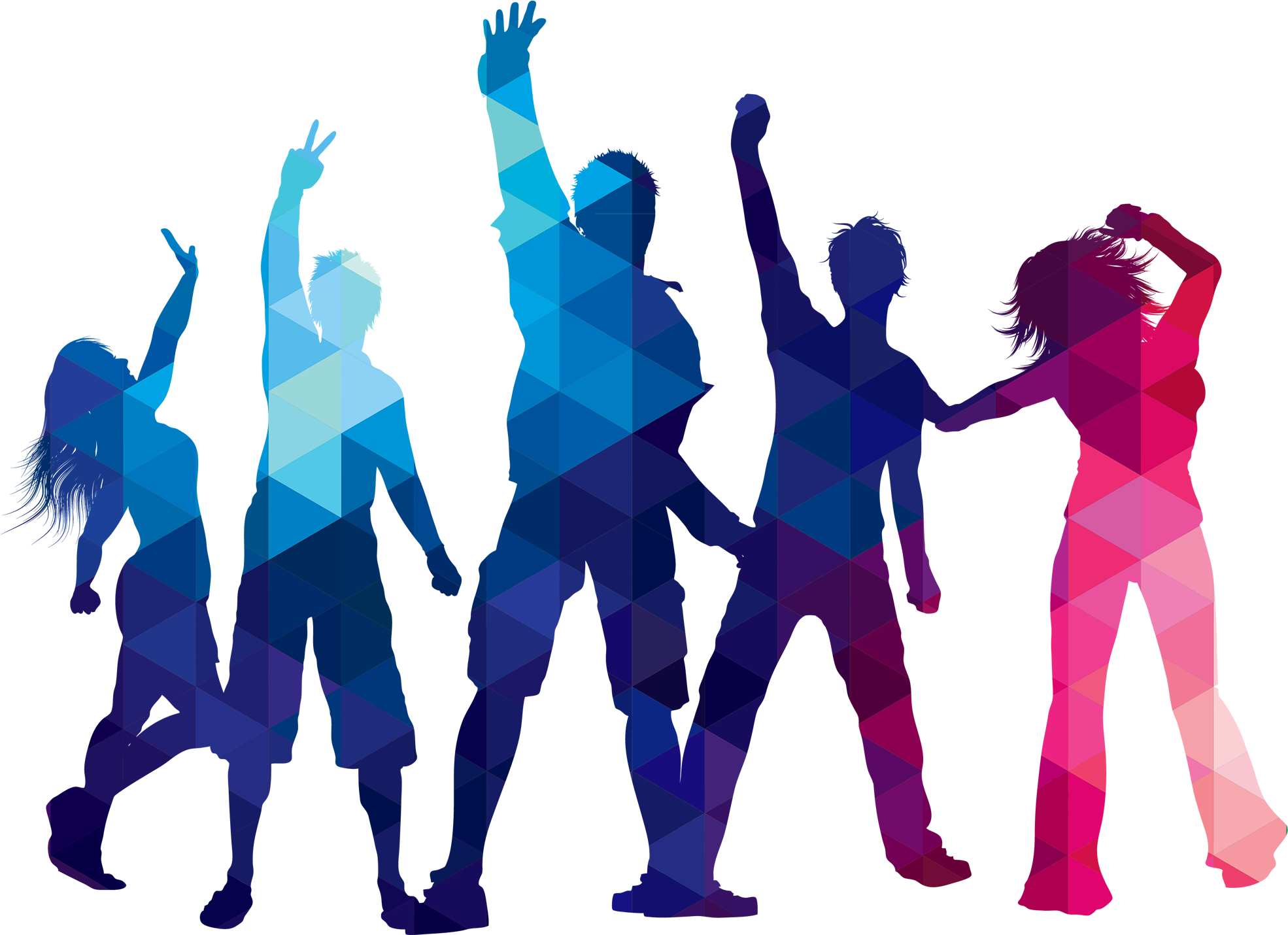 Download Transparent Dance Silhouette Clipart - Dancing Silhouettes Png ...