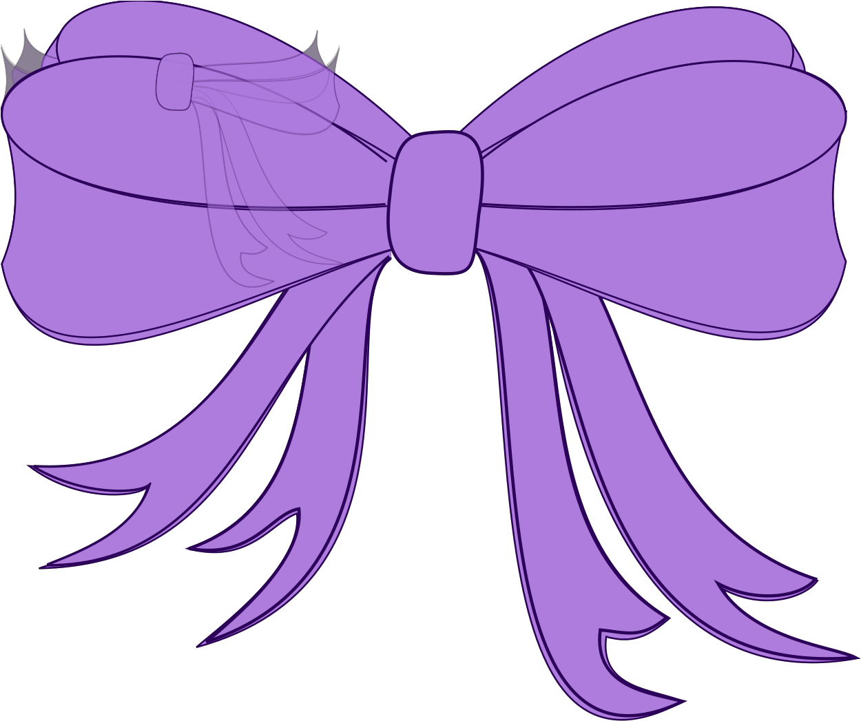 Brown Bow Clipart Png Transparent Png - Full Size Clipart (#5794740 ...