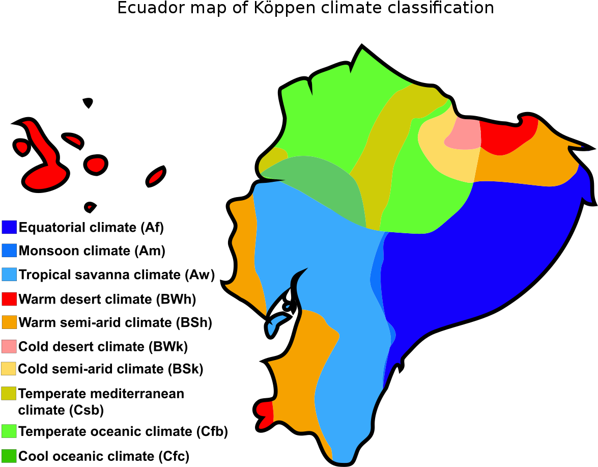 Download Climate Of Ecuador Wikipedia - Ecuador Climate Clipart ...