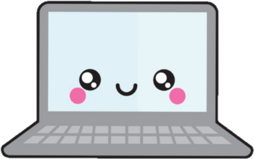 Download Computer Clipart Kawaii - Cute Computer Clipart - Png Download ...