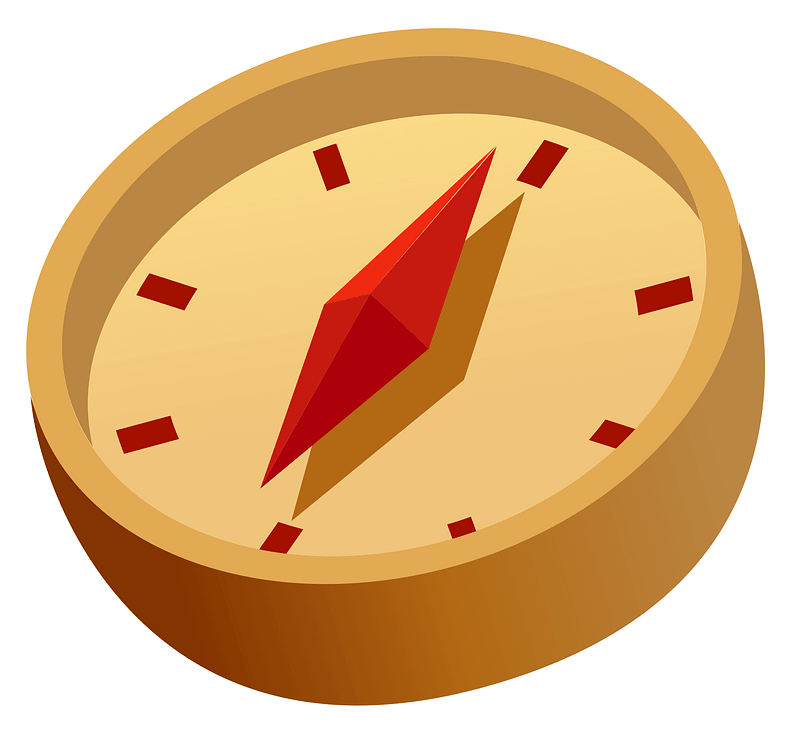 Compass Clipart - Cute Compass Clipart - Png Download - Full Size ...