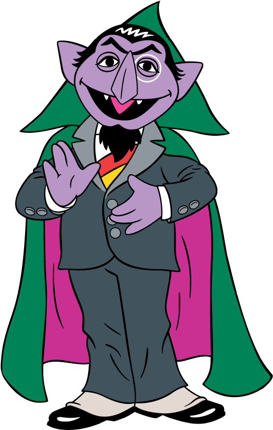 Download Count Von Count Cartoon Clipart (#5798957) - PinClipart