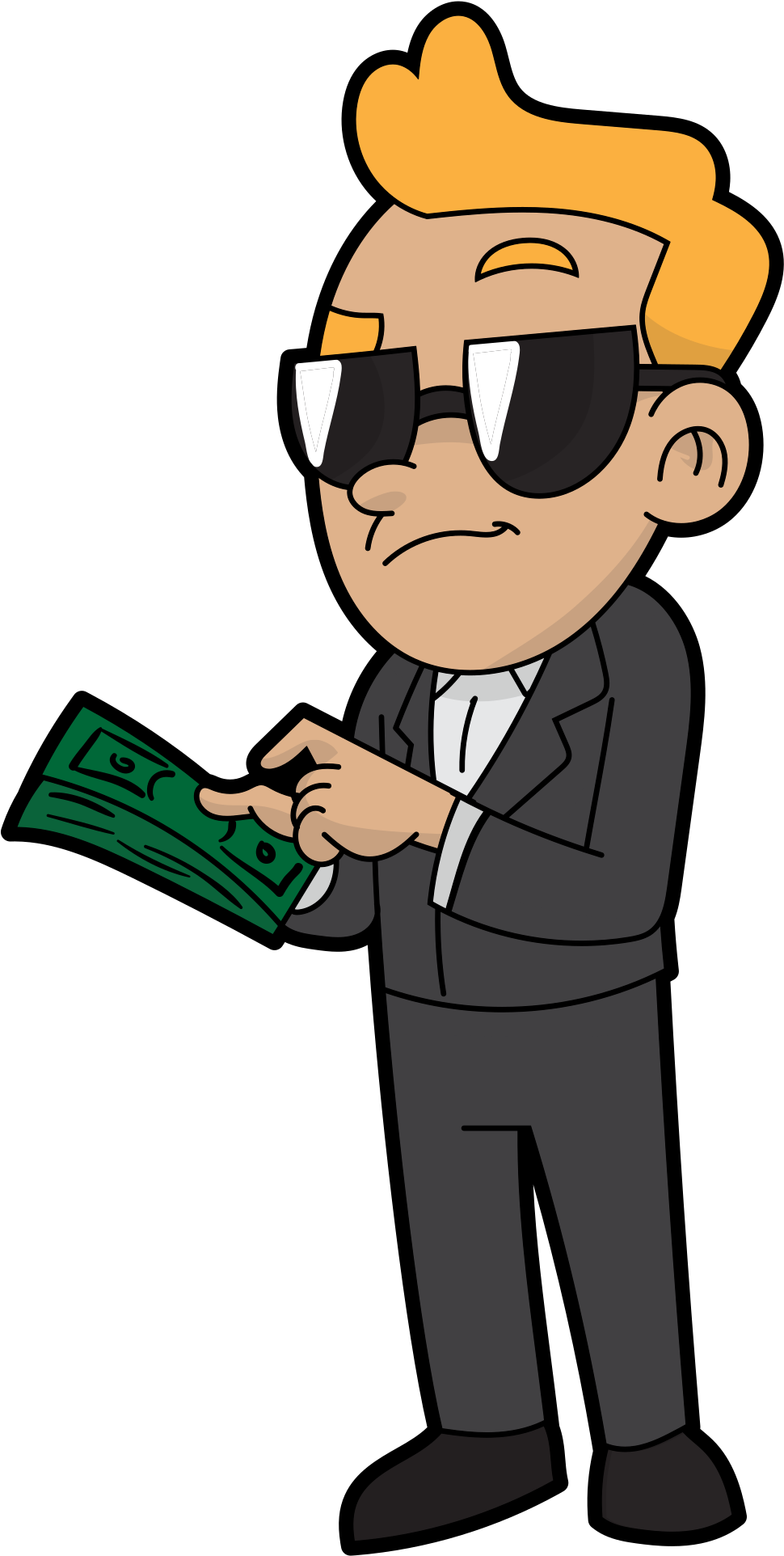 Cartoon Image Of A Rich Man Clipart - Full Size Clipart (#5799228 ...