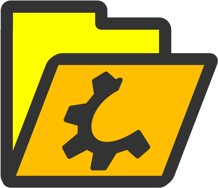 Directory Computer Icons Document Open - Black And White File Folder ...