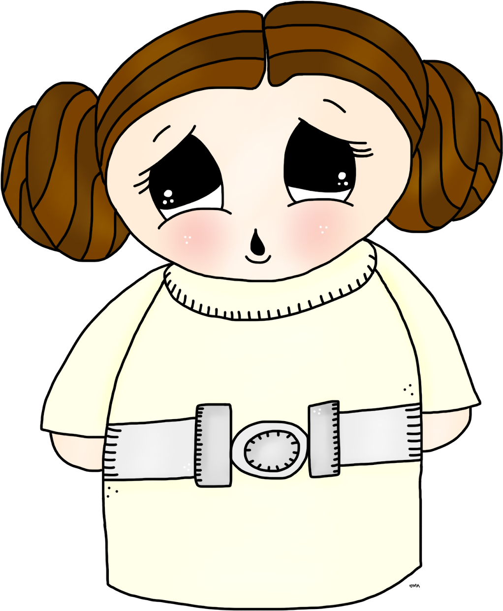 Leia - Cartoon Clipart - Full Size Clipart (#588123) - PinClipart