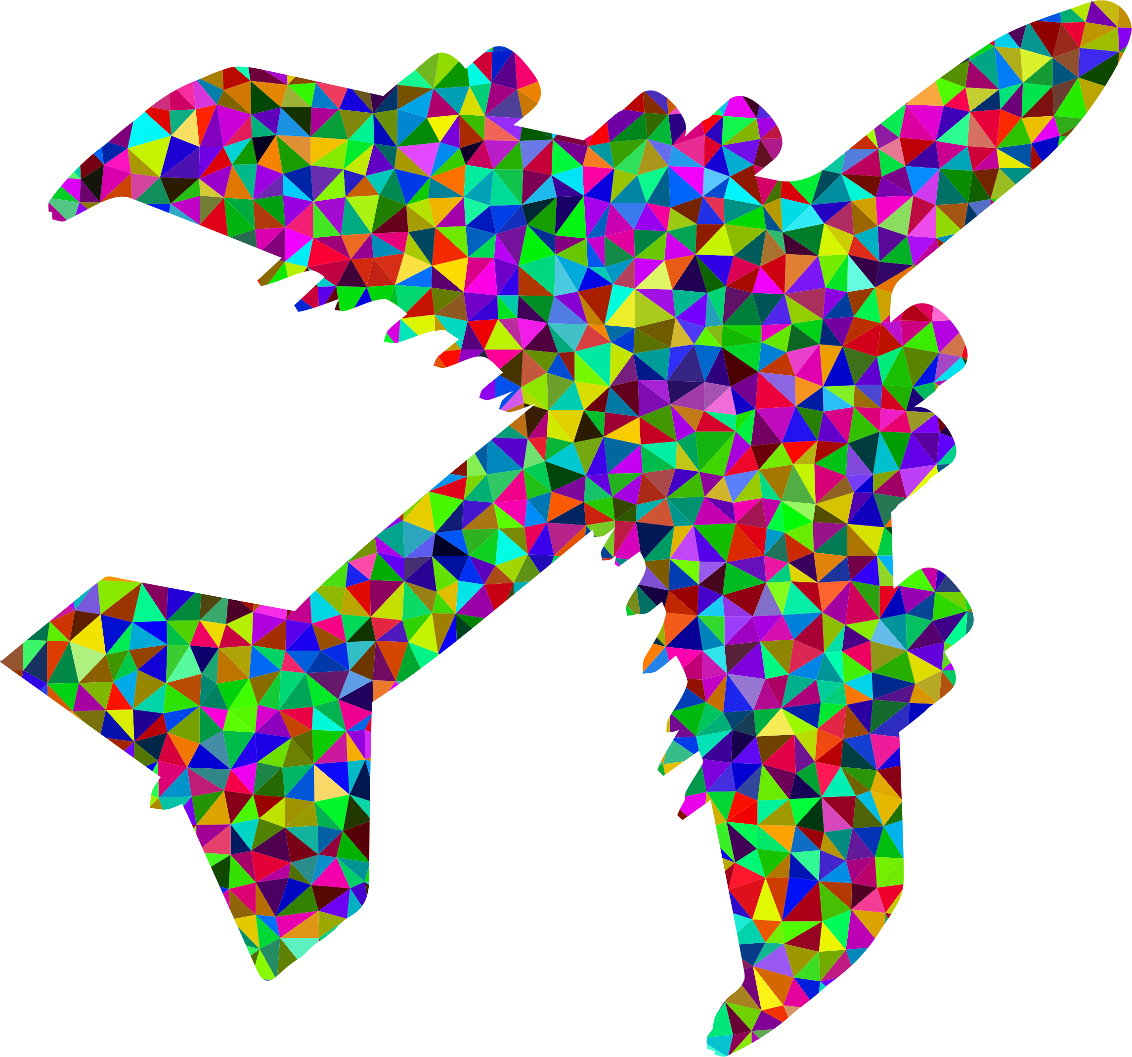 Airplane Clip Colorful - Colorful Plane Clipart - Png Download - Full ...