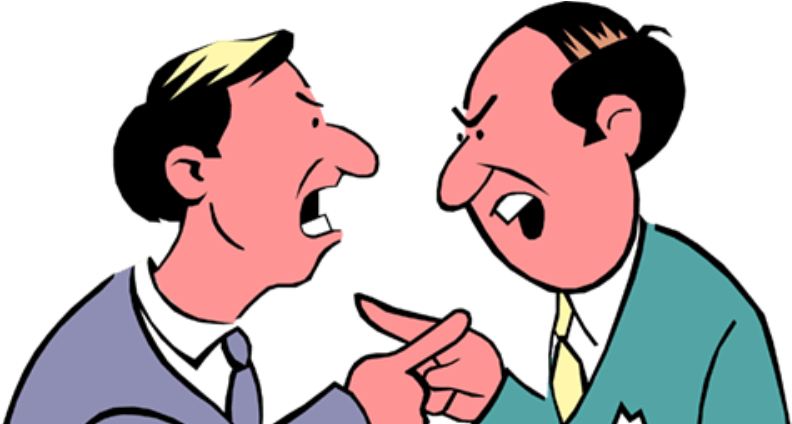 2 Men Arguing Cartoon Clipart - Full Size Clipart (#5803159) - PinClipart