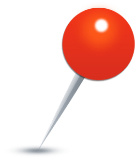 #shiny #pin #red #map #clipart - Transparent Transparent Background Pin ...