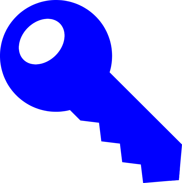 39 Cliparts - Blue Key Clip Art - Png Download - Full Size Clipart ...