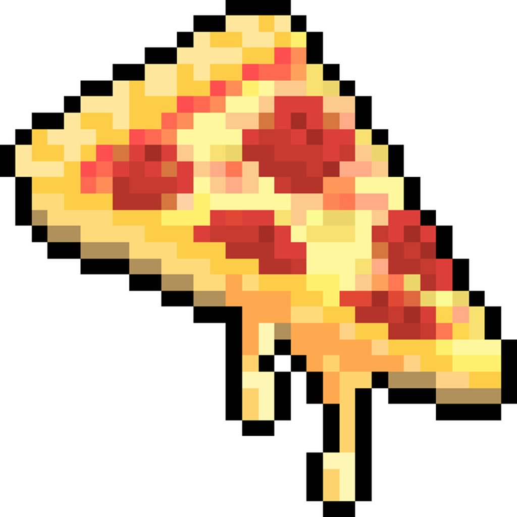 Pizza Pixel Art Gif Image - Pixel Art Pizza Gif Clipart - Full Size ...
