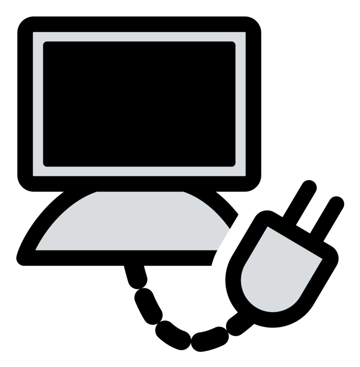 Output Device,electronic Device,display Device - Internet Access Icon ...