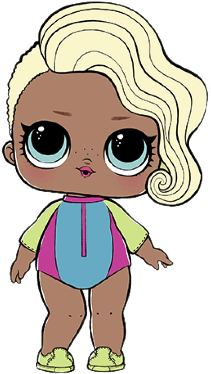 Lol Doll Surfer Babe Clipart - Full Size Clipart (#5807567) - PinClipart
