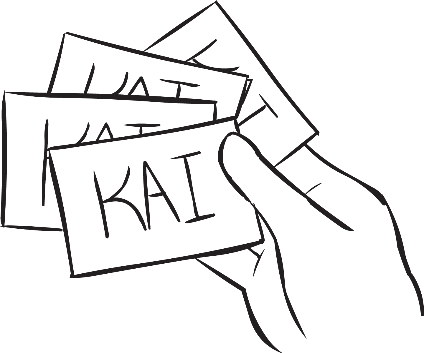 Stock Drawing Book - Index Cards With Names Clipart - Full Size Clipart ...