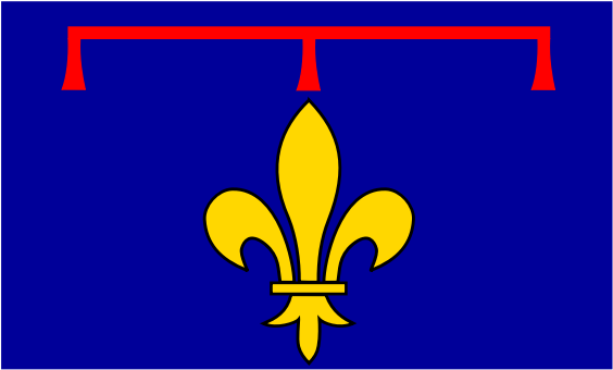 Alternate Provence Region Flag Vector Clip Art - Provence Flag - Png ...