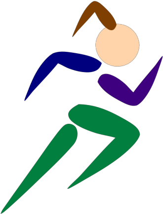 Girl Stick Figure Running Clipart - Full Size Clipart (#5808524 ...
