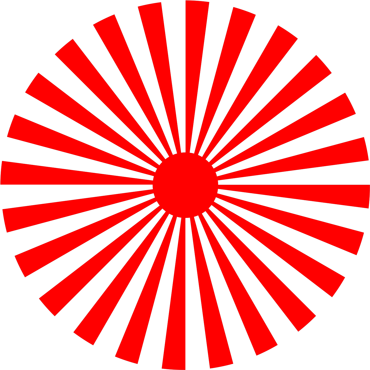 Abstract Sun 3 - Red Sun Rays Clipart - Full Size Clipart (#5810340 ...