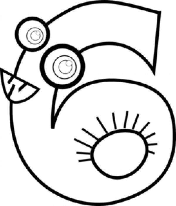 Outline Of Numbers Clipart - Png Download - Full Size Clipart (#5810395 ...