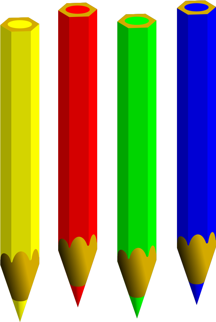 Color Pencils Svg Clip Arts - Clipart Blue Color Pencil - Png Download ...