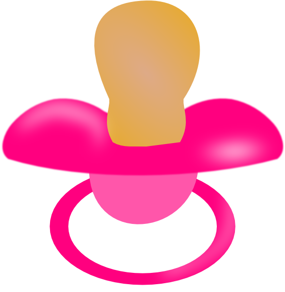 Download Pink Baby Pacifier Clipart - Png Download (#5811583) - PinClipart